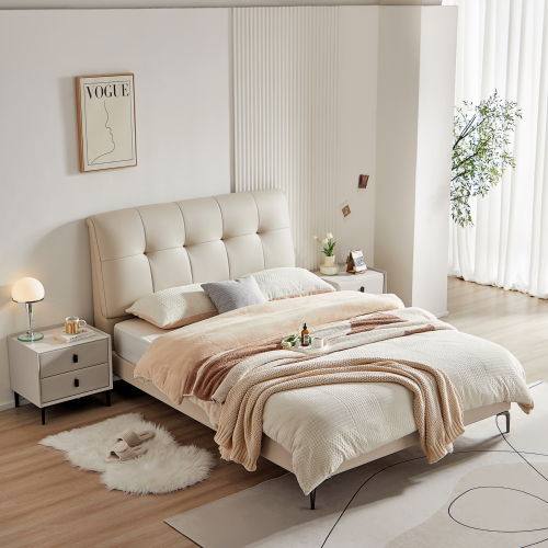 Cushion queen bed frame store